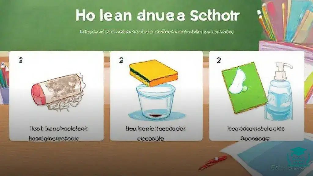 como limpar borracha escolar e eliminar manchas difíceis